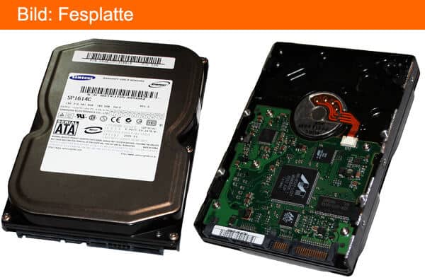 Festplatte - HDD (Hard Disc Drive) Grundlagen