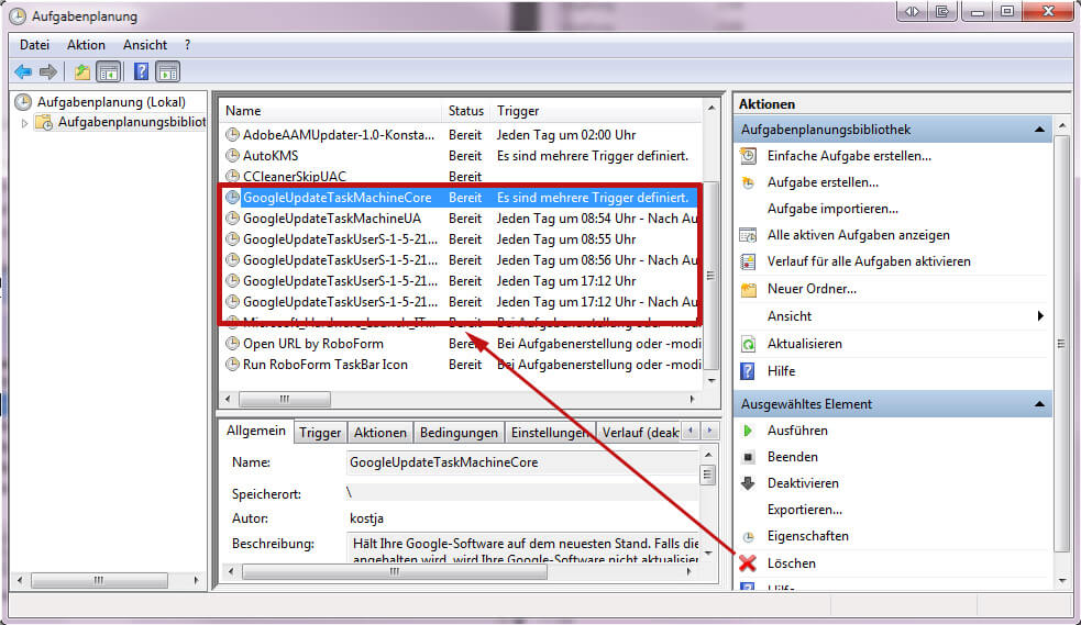 Google Update deaktivieren: Plugin (GUpdate) bringt aktuelle Version