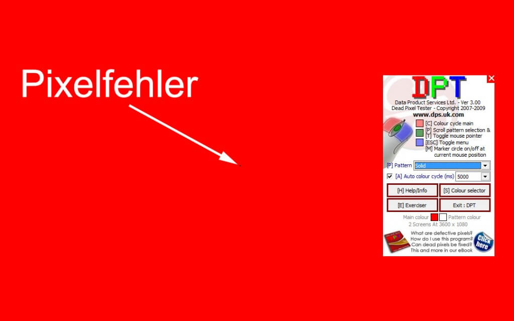 Tote pixel fehler beheben, Freeware-Toolsammlung