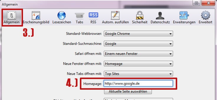 Google als Startseite festlegen - Anleitung für Firefox, Chrome und co